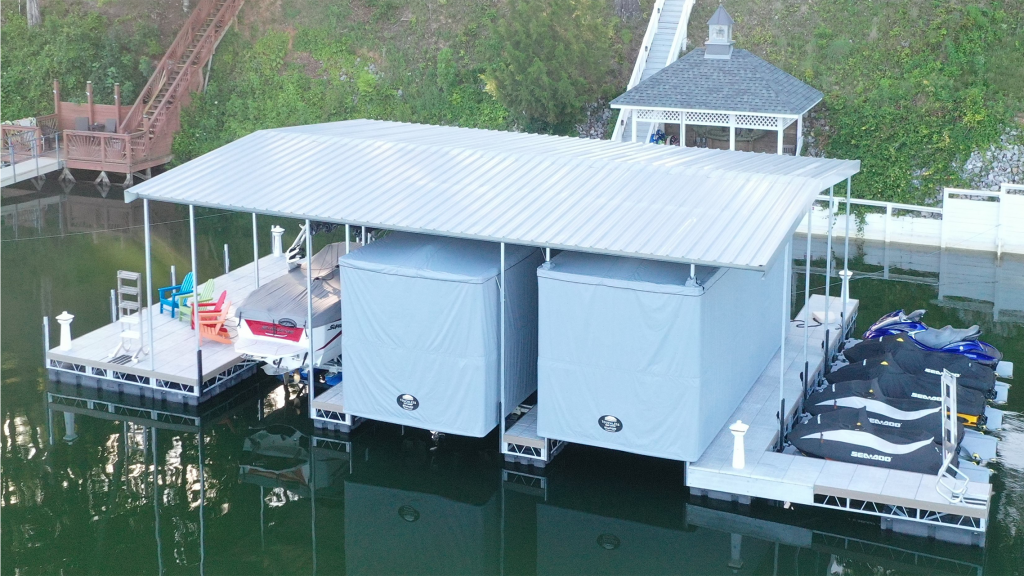 Touchless Boat Cover LIFETIME DOCKS LLC